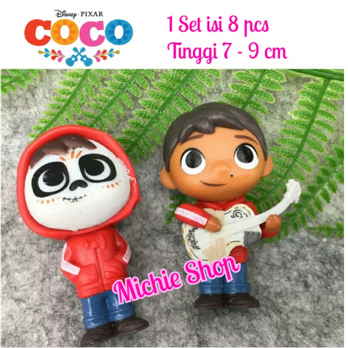 Jual Figure Disney Coco Set 8 Pcs | Shopee Indonesia