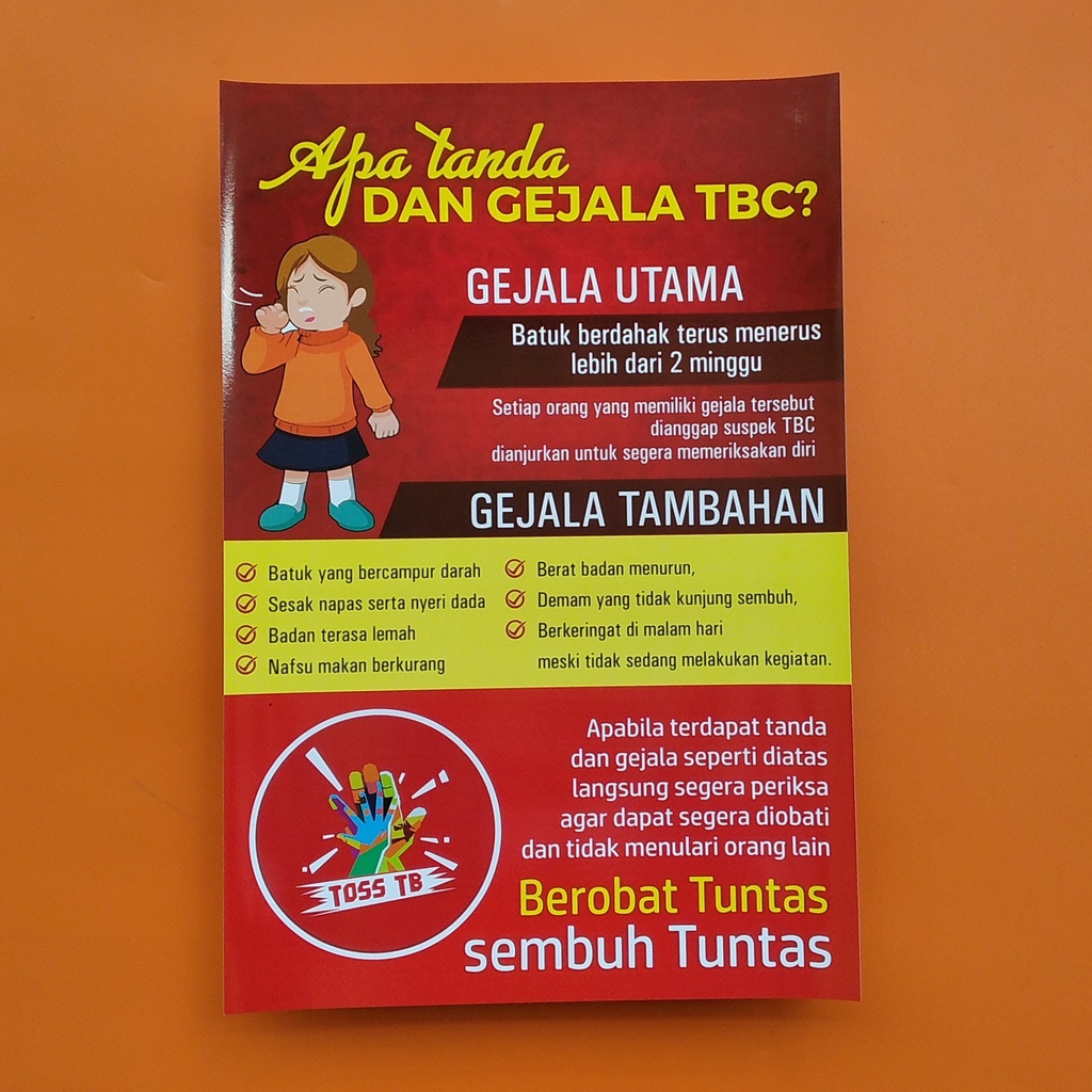 Jual Poster Tanda dan Gejala TB, Poster TBC, Poster Tuberculosis ...