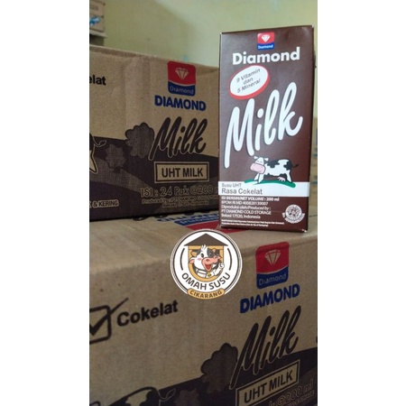 Jual SUSU UHT DIAMOND 200ml COKLAT | Shopee Indonesia