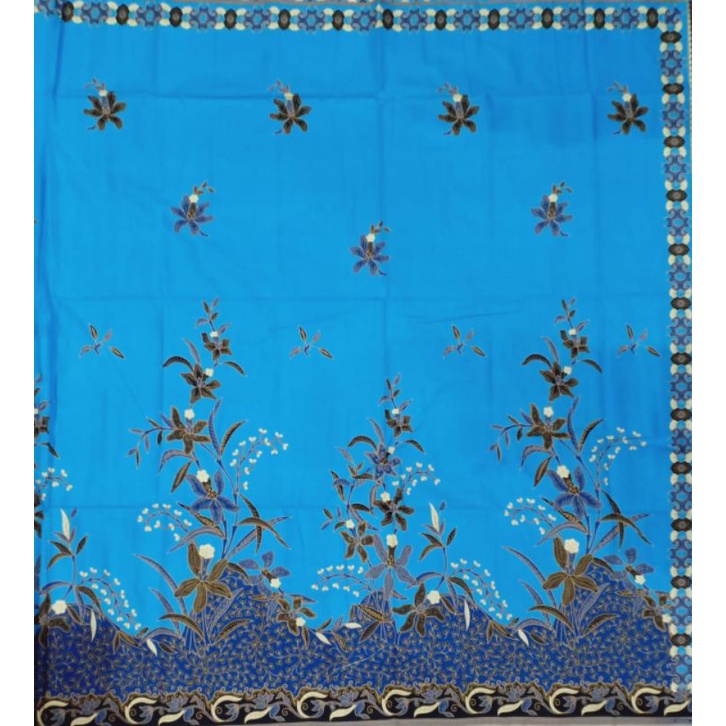 Jual kain batik warna biru / kain batik warna navy / kain batik ...