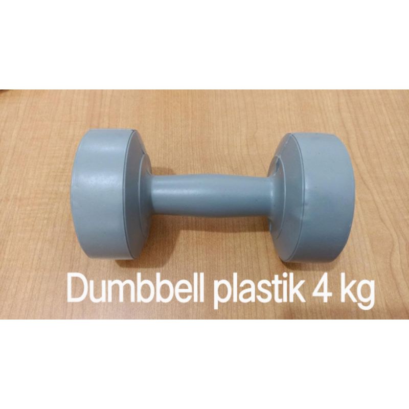 Jual Dumbbell dumbel dambel barbel plastik 4 kg | Shopee Indonesia