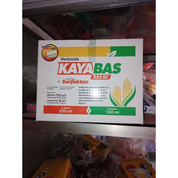 Jual HERBISIDA KAYABAS 555SC250ml+SURFAKTAN 100ml | Shopee Indonesia