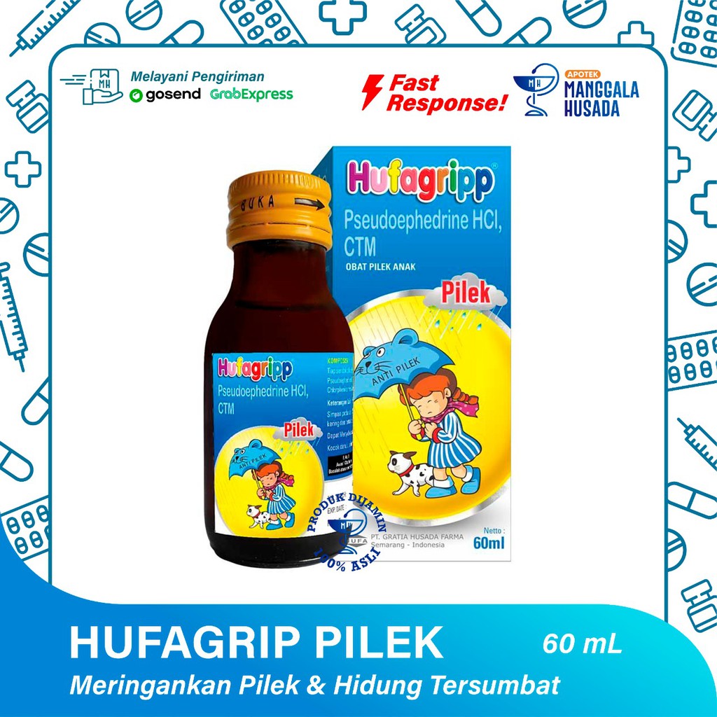 Jual HUFAGRIP FLU (BIRU) 60 ML | Shopee Indonesia