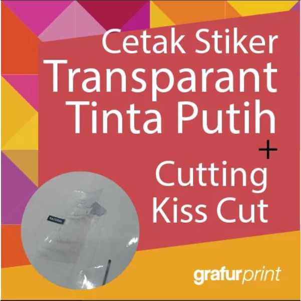 Jual CETAK STIKER TRANSPARAN TINTA PUTIH + CUTTING KISS CUT | Shopee ...