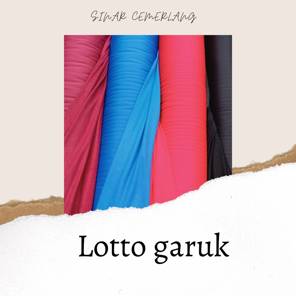 Jual Kain Bahan Celana Training Kiloan Lotto Garuk | Shopee Indonesia