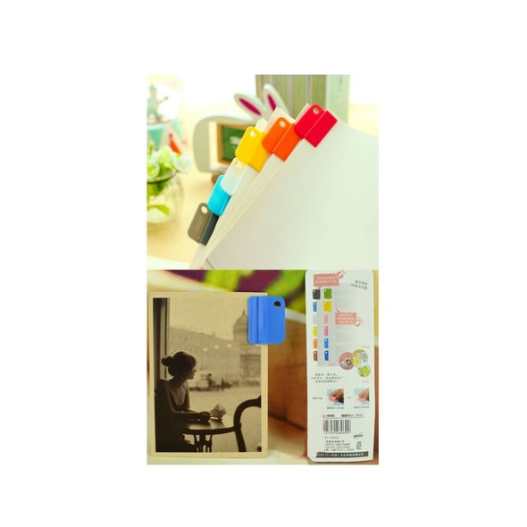 Jual Paper Folder File Memo Photo Clip Penanda Lucu Unik Simple Praktis ...