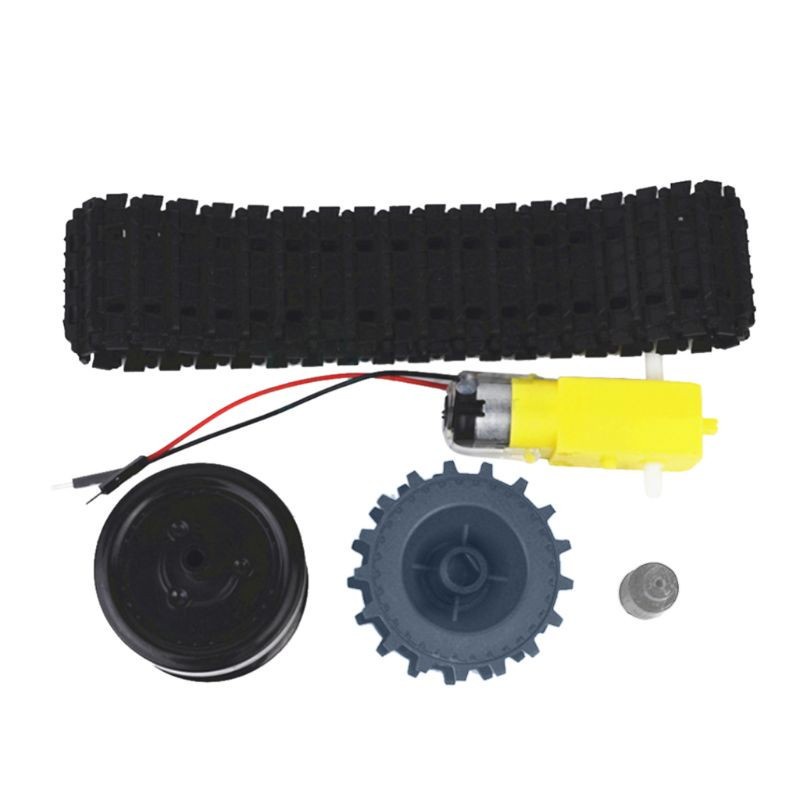 Jual Smart Tank Track Conveyor Belt TT Motor Drive Wheels Kits DIY ...