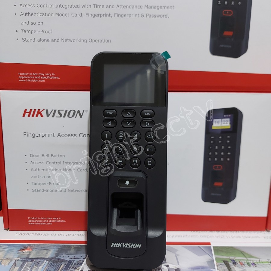 Jual Hikvision DS-K1T804BMF Fingerprint Access Control | Shopee Indonesia