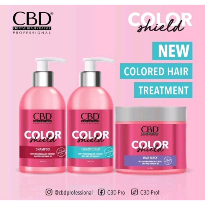 Jual CBD Color Shield Shampoo / Conditioner 250ML | Shopee Indonesia