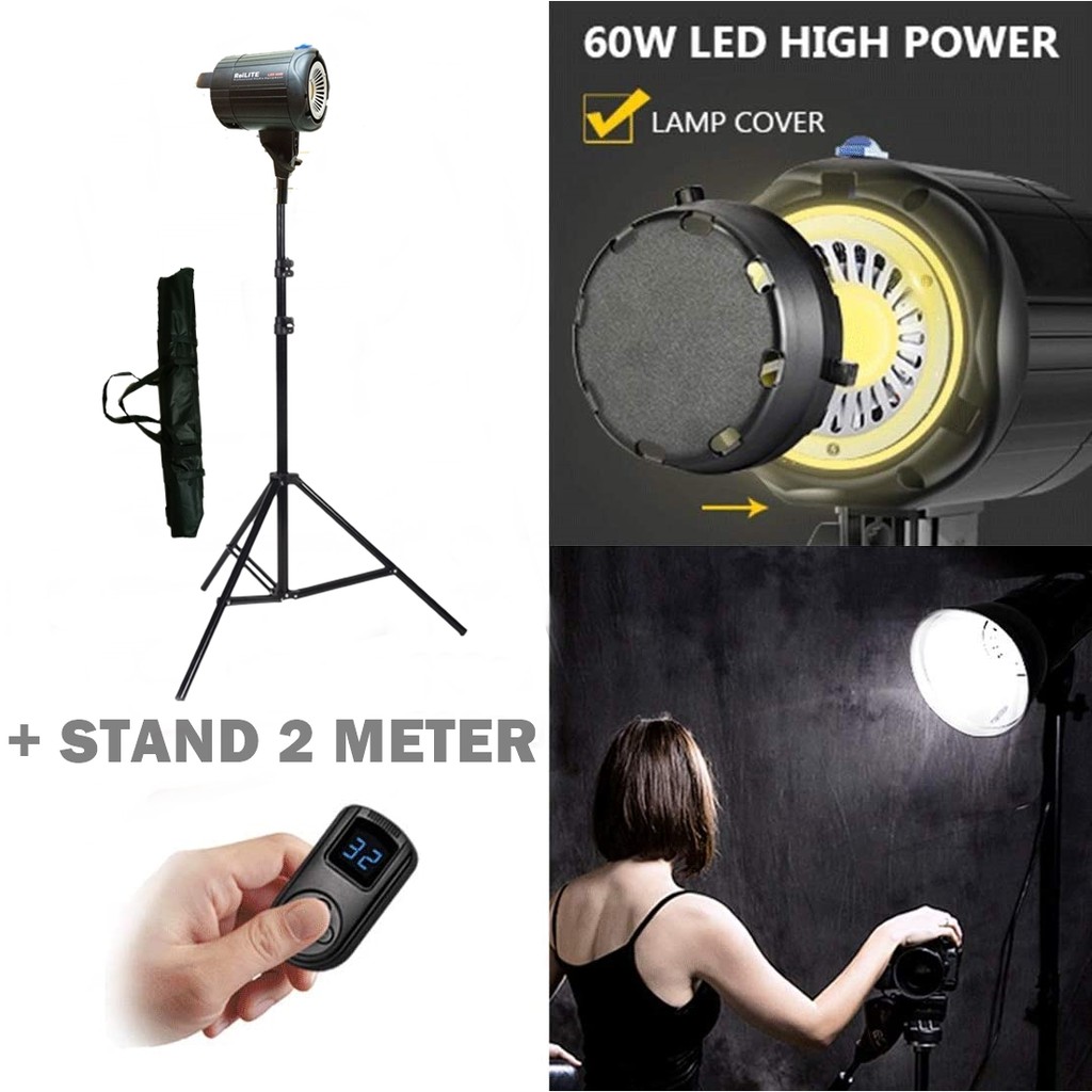 Jual Led COB light Lampu studio REILITE LED 60w video light godox sl ...