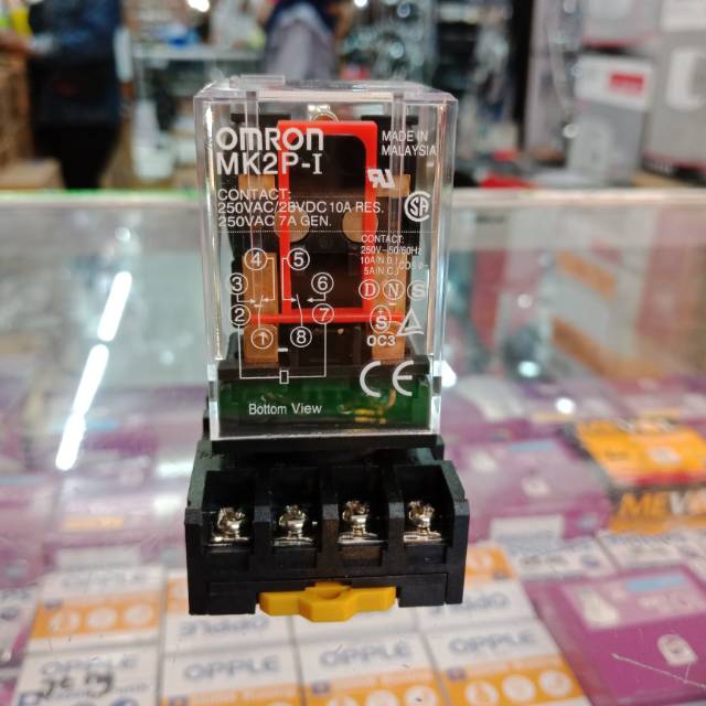 Jual Relay MK2P 12VDC omron + socket | Shopee Indonesia