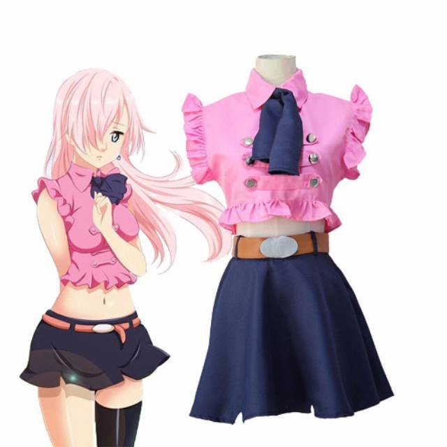 Jual Nanatsu no Taizai Elizabeth Lioness default ver Cosplay Costume ...