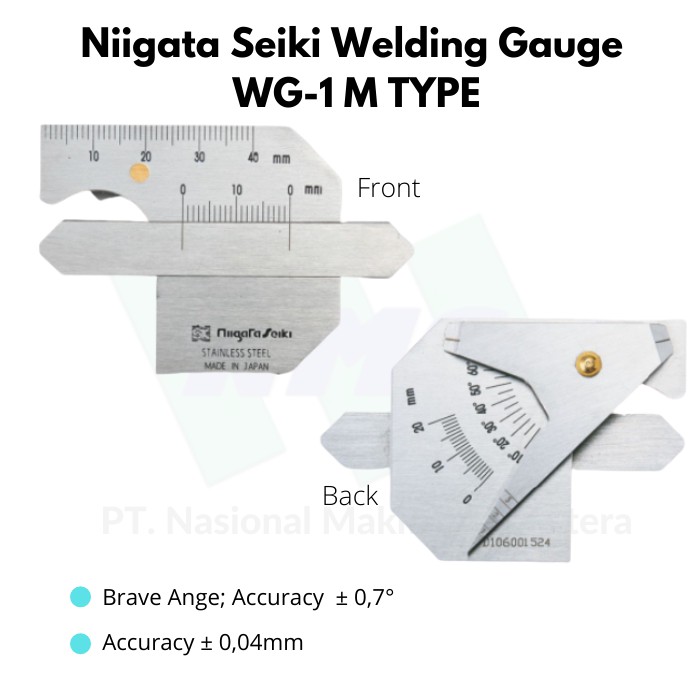 Jual Niigata Seiki Welding Gauge WGU-1 M Type | Shopee Indonesia
