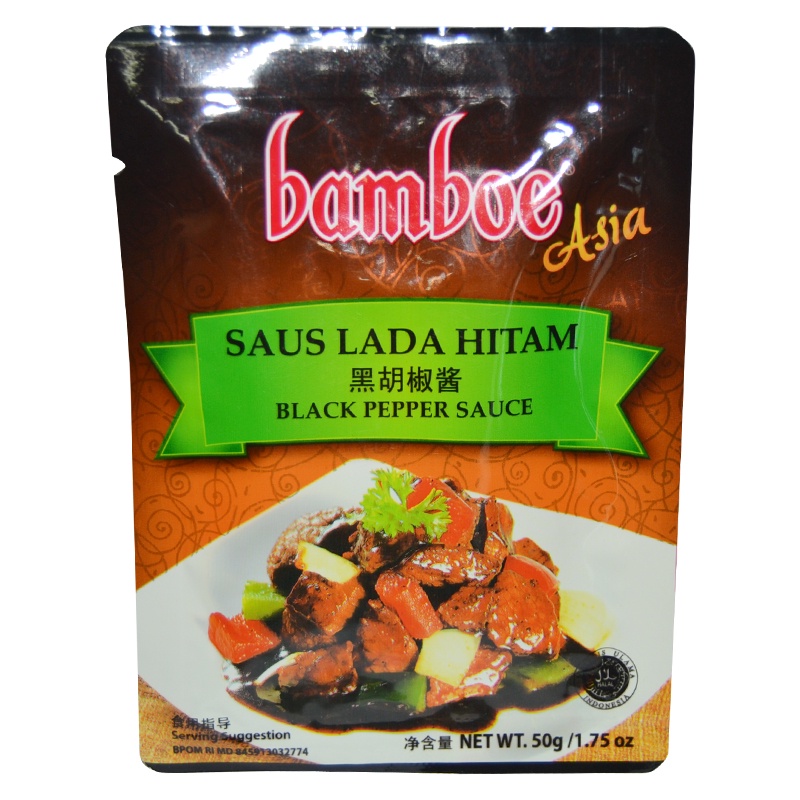 Jual Bamboe Bumbu Saus Lada Hitam 50Gr | Shopee Indonesia