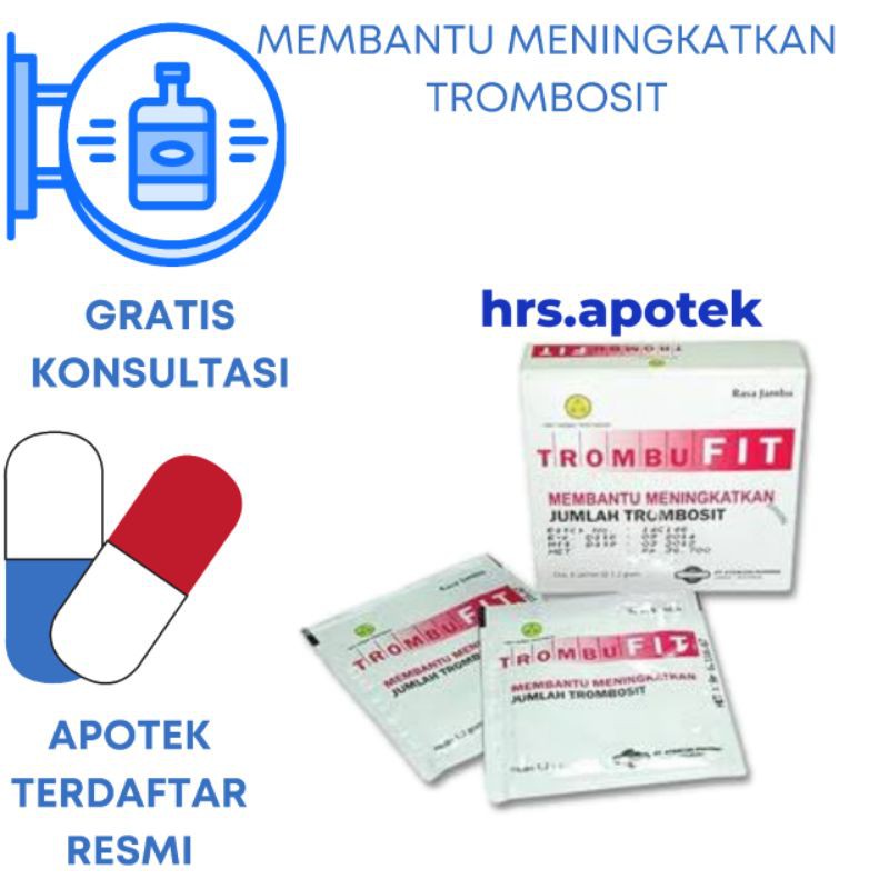 Jual Trombufit sachet (trombosit) | Shopee Indonesia