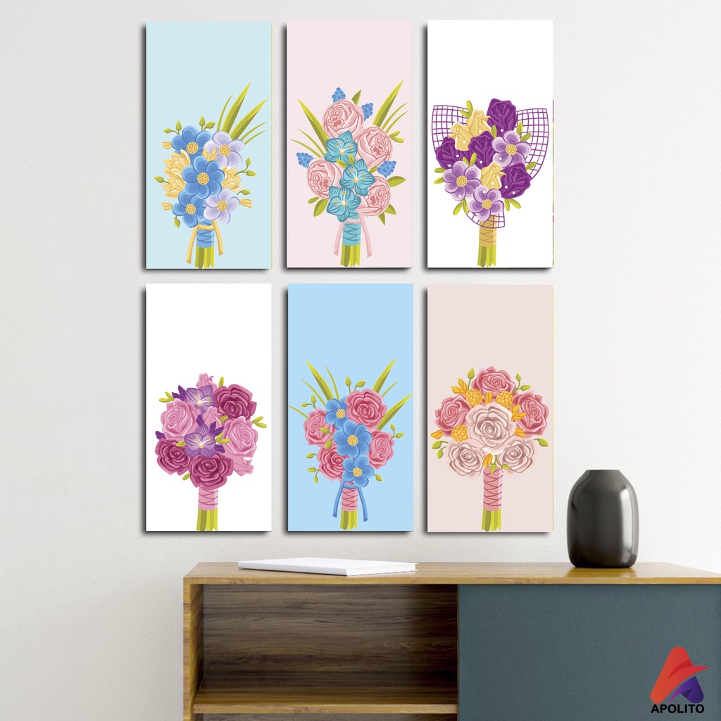 Jual PAJANGAN DINDING HIASAN DINDING BUNGA WALL DECOR PAJANGAN KAYU ...