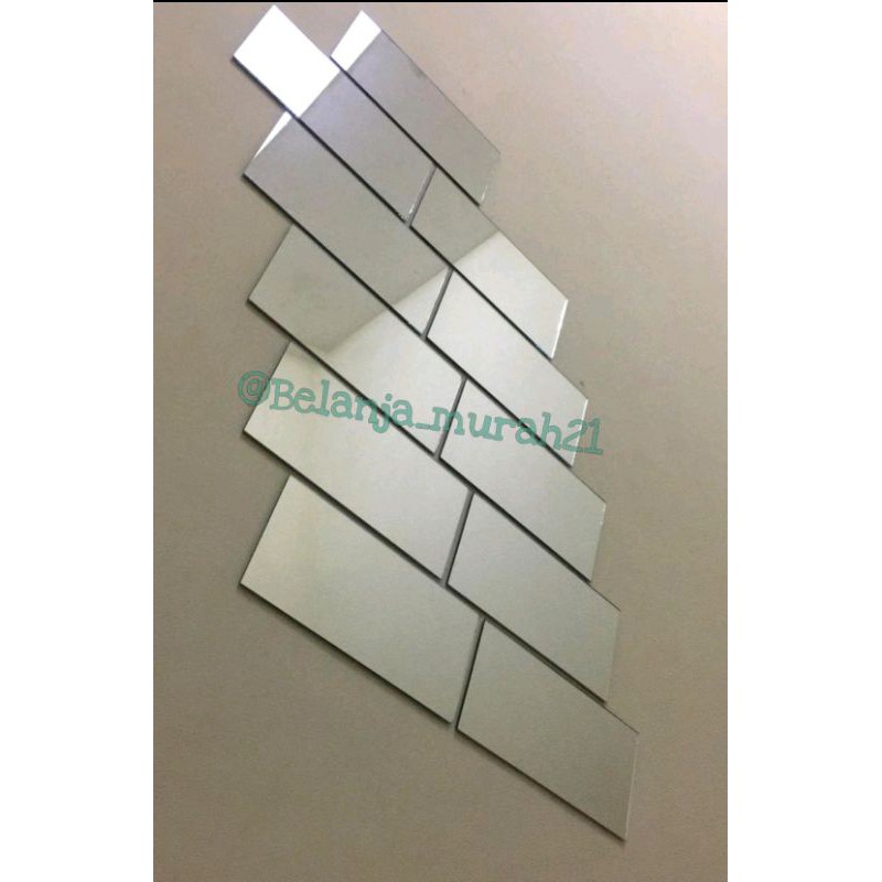 Jual Paket Kaca Persegi Panjang (Asli Cermin) | Shopee Indonesia