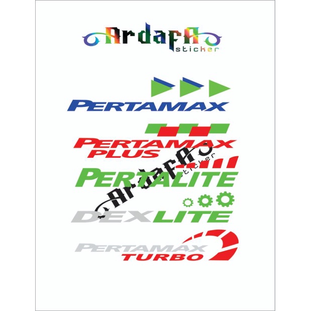 Jual Sticker Pertamax/pertalite/Dexlite sticker cutting motor | Shopee ...