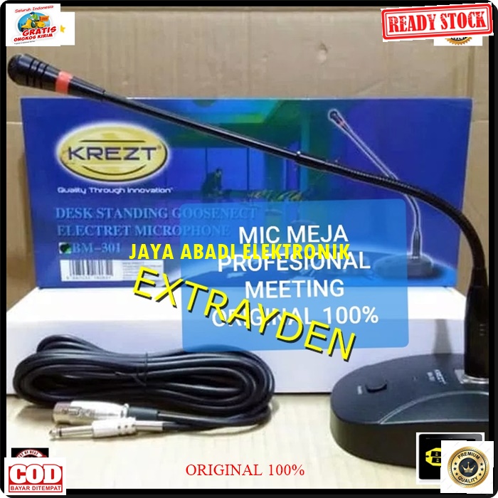 Jual G172 KREZT MIC MEJA KABEL CONDENSOR MIMBAR PODIUM MICROPHONE BISA ...