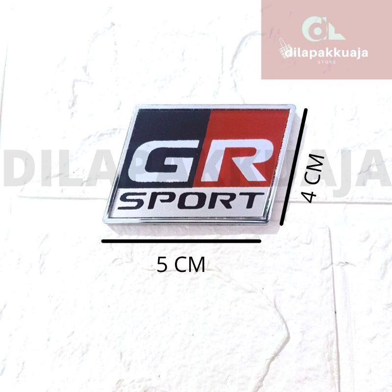 Jual Emblem GR Sport Logo Gazoo Racing Sport Toyota GR Sport Raize Rush ...