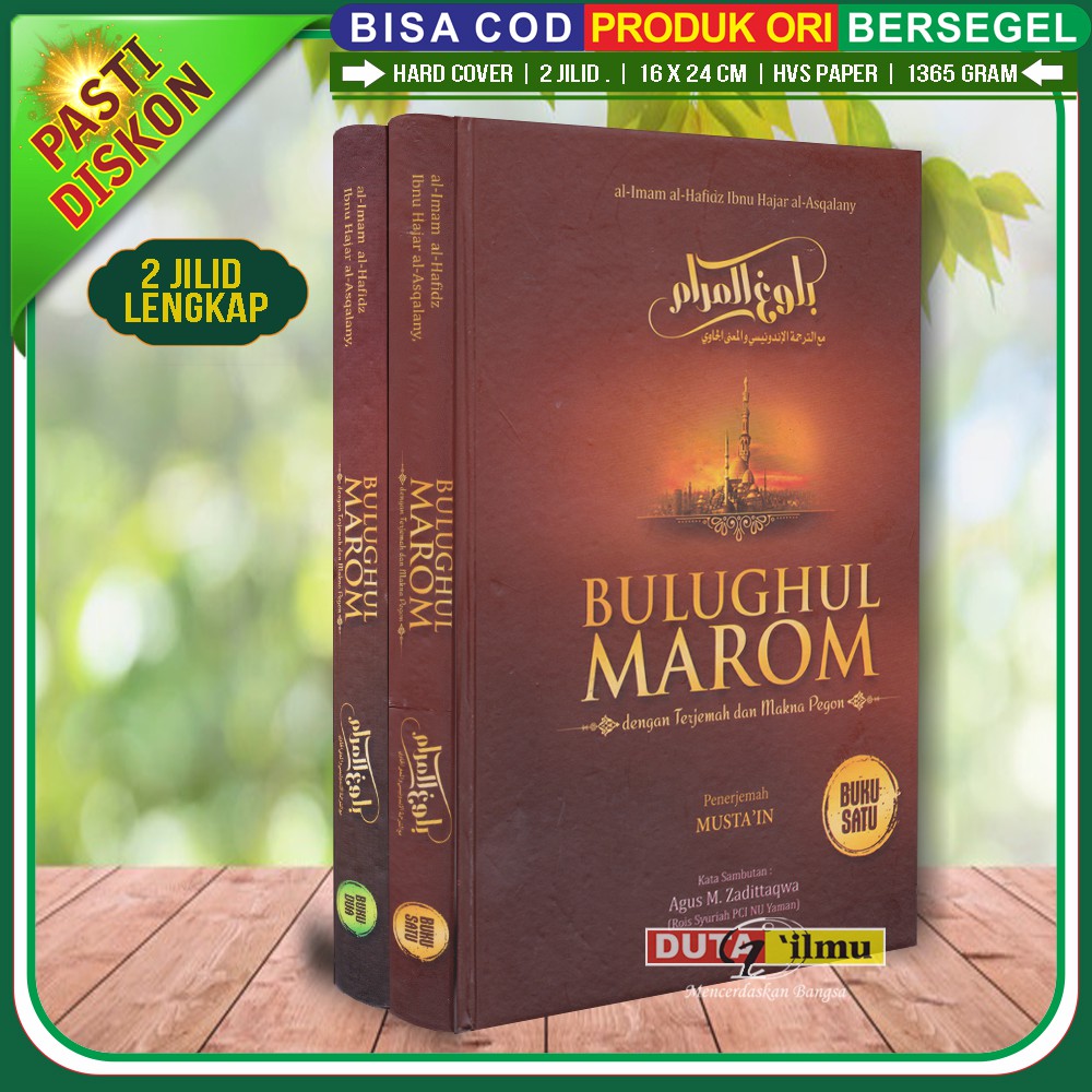 Jual BULUGHUL MAROM Dengan Terjemah & Makna Pegon 2 JILID Lengkap ...