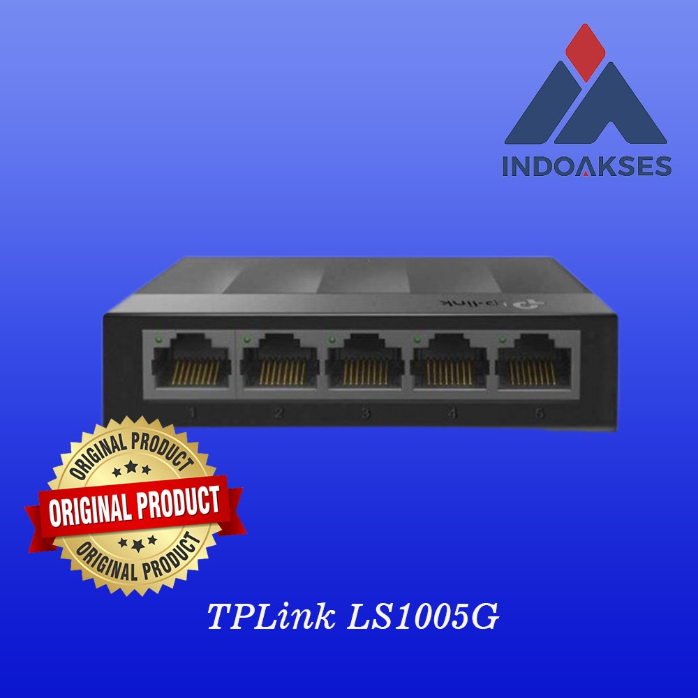 Jual TPLink LS1005G 5port gigabit Desktop switch 10/100/1000Mbps Switch ...