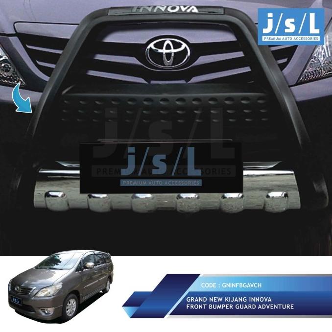 Jual Kijang Innova Front Bumper Guard Adventure / Tanduk Depan Jsl ...