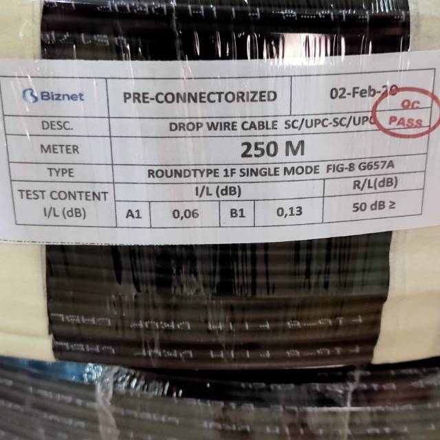 Jual KABEL FTTH PREKON INDIHOME 250M KONEKTOR SC | Shopee Indonesia