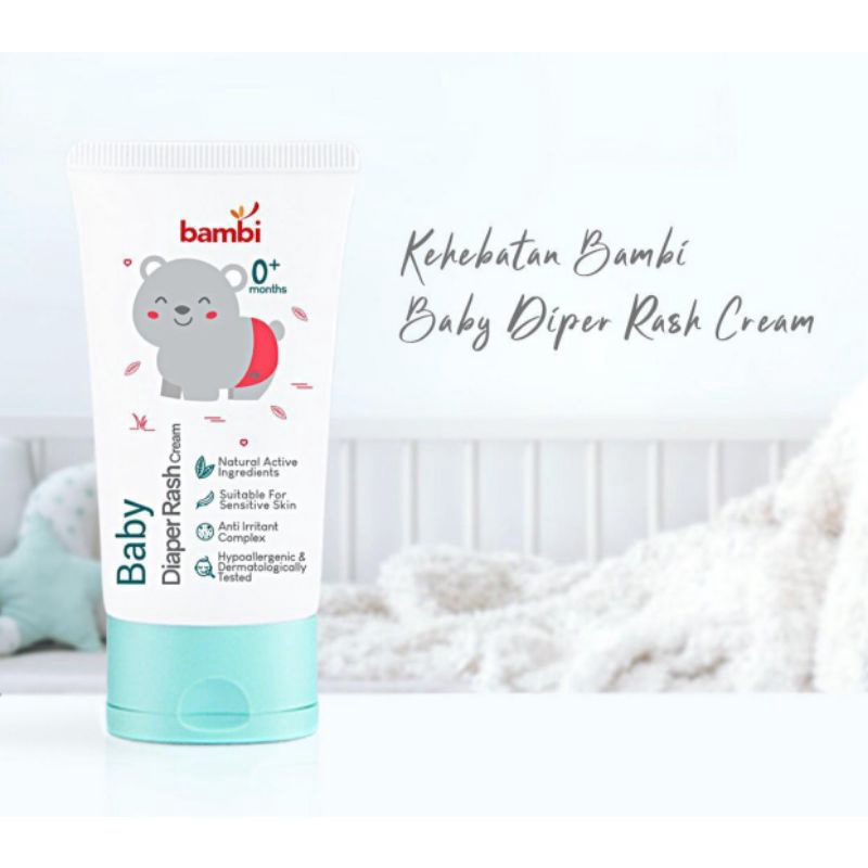 Jual Bambi baby Diaper Rash cream 50ml | Shopee Indonesia