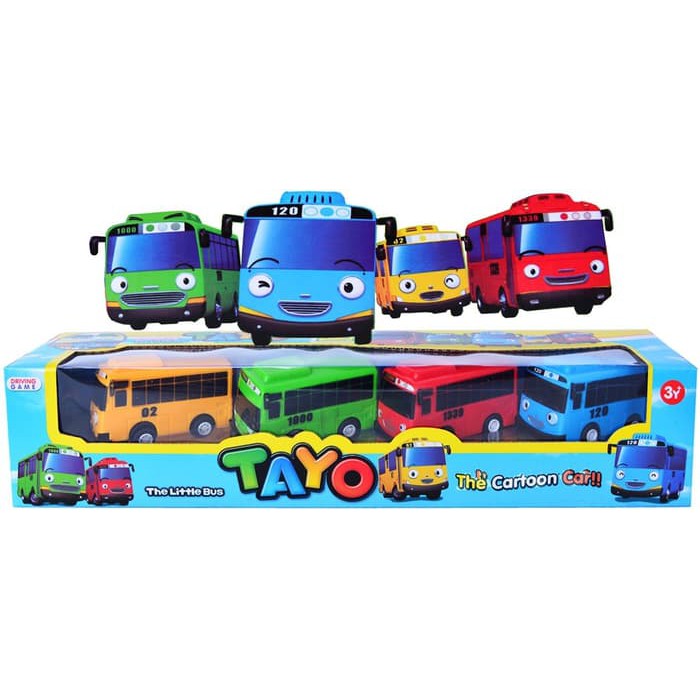 Jual Mainan Anak Mobil Mobilan The Little Bus Isi 4 Pcs Pull Back | kado hadiah ulang tahun ...