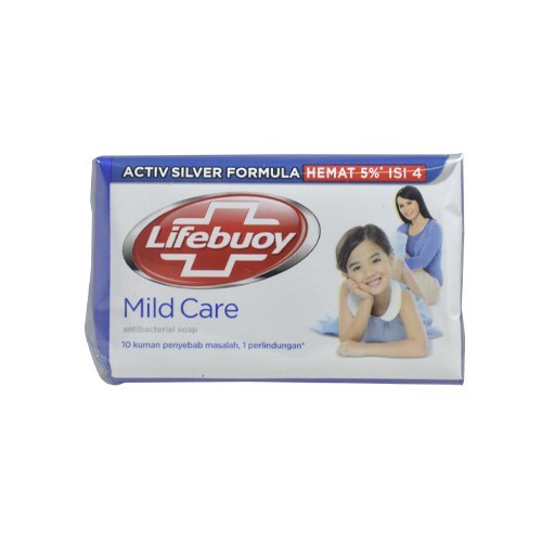 Jual LIFEBUOY SOAP BIRU MILD CARE 4X110GR | Shopee Indonesia