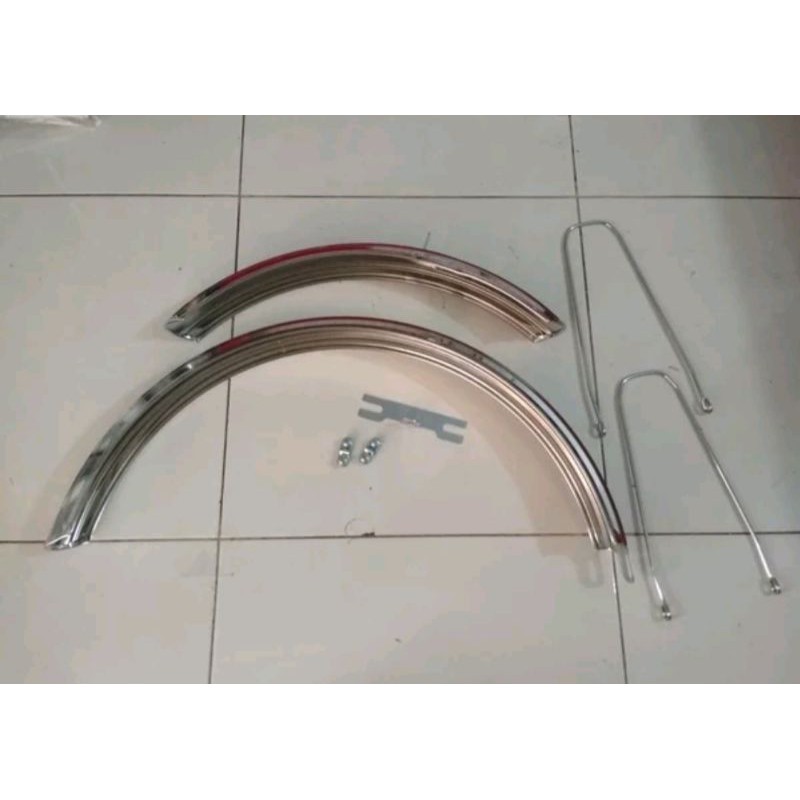 Jual fender spakbor sepeda lipat minion depan belakang ukuran 20 plat ...