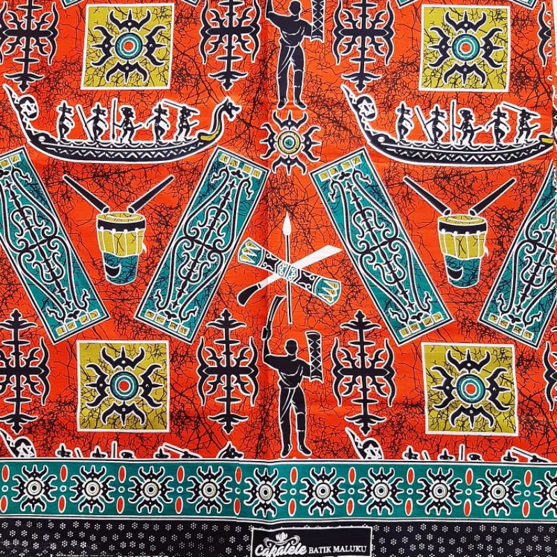 Jual Bahan Batik cakalele Pattimura / Katun Primisima / Banyak Warna ...