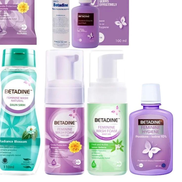 Jual ♂ BETADINE Feminine Hygiene Wash Foam Wipes & Douche ♪ | Shopee ...