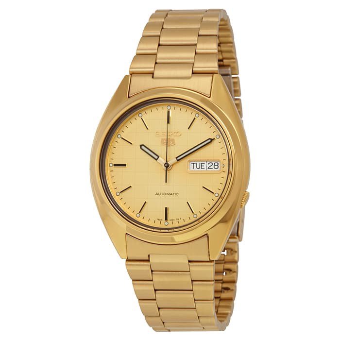Jual Seiko 5 SNKL28K1 Automatic Gold Stainless Steel - Jam Tangan Pria ...