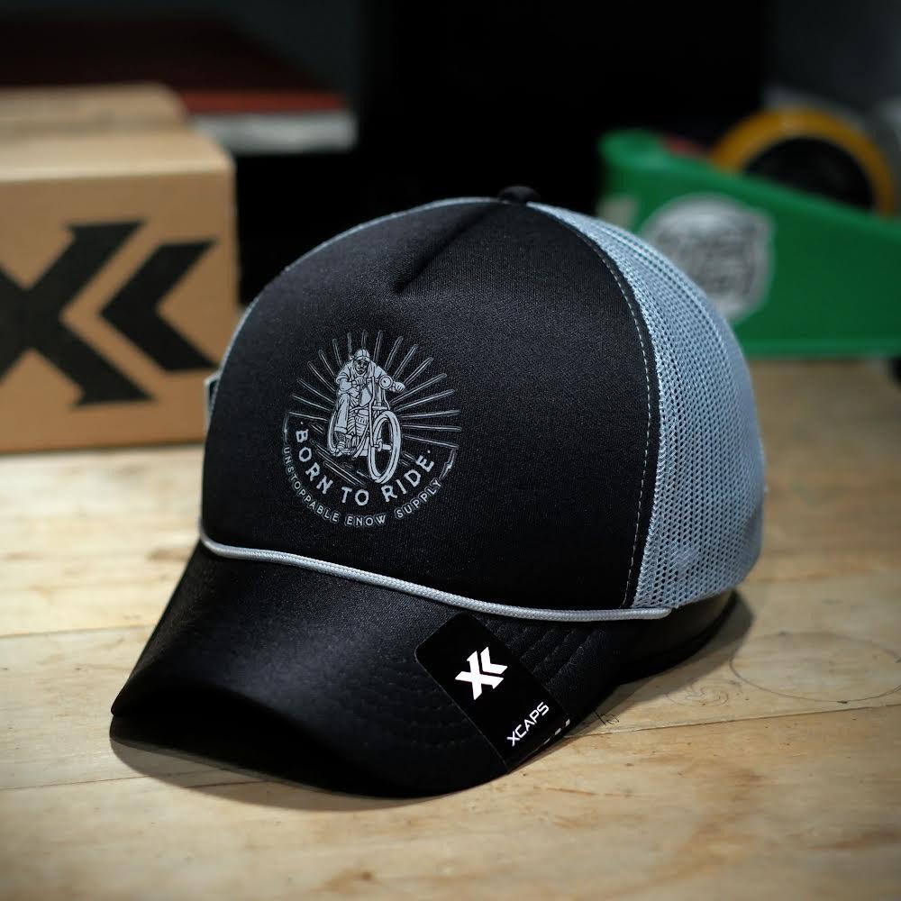 Jual Topi Xcaps - Topi Truckerhat / Topi Jaring custom Born to Ride ...