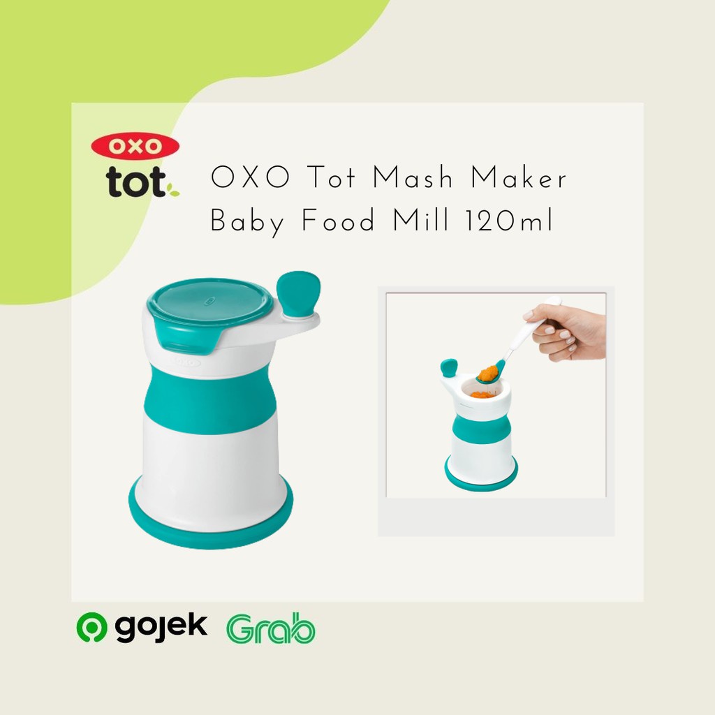 Jual OXO Tot Mash Maker Baby Food Mill 120ml baby food processor baby food maker penghalus ...
