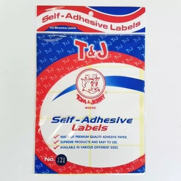 Jual Label Tj No. 121 / Lable Kecil Merk Tom Jerry No 121 | Shopee ...