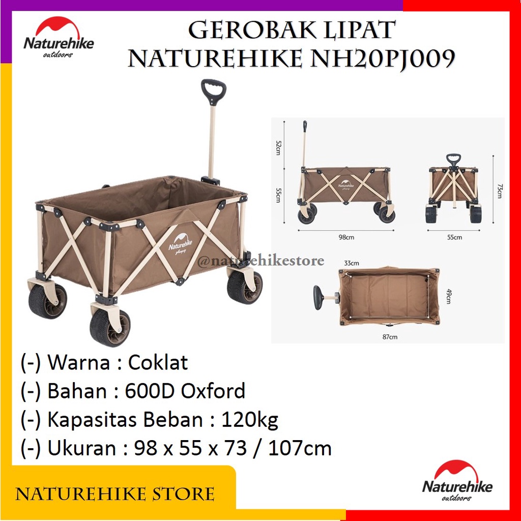 Jual Gerobak Lipat Folding Trolley Troli Outdoor Portbale Camping ...