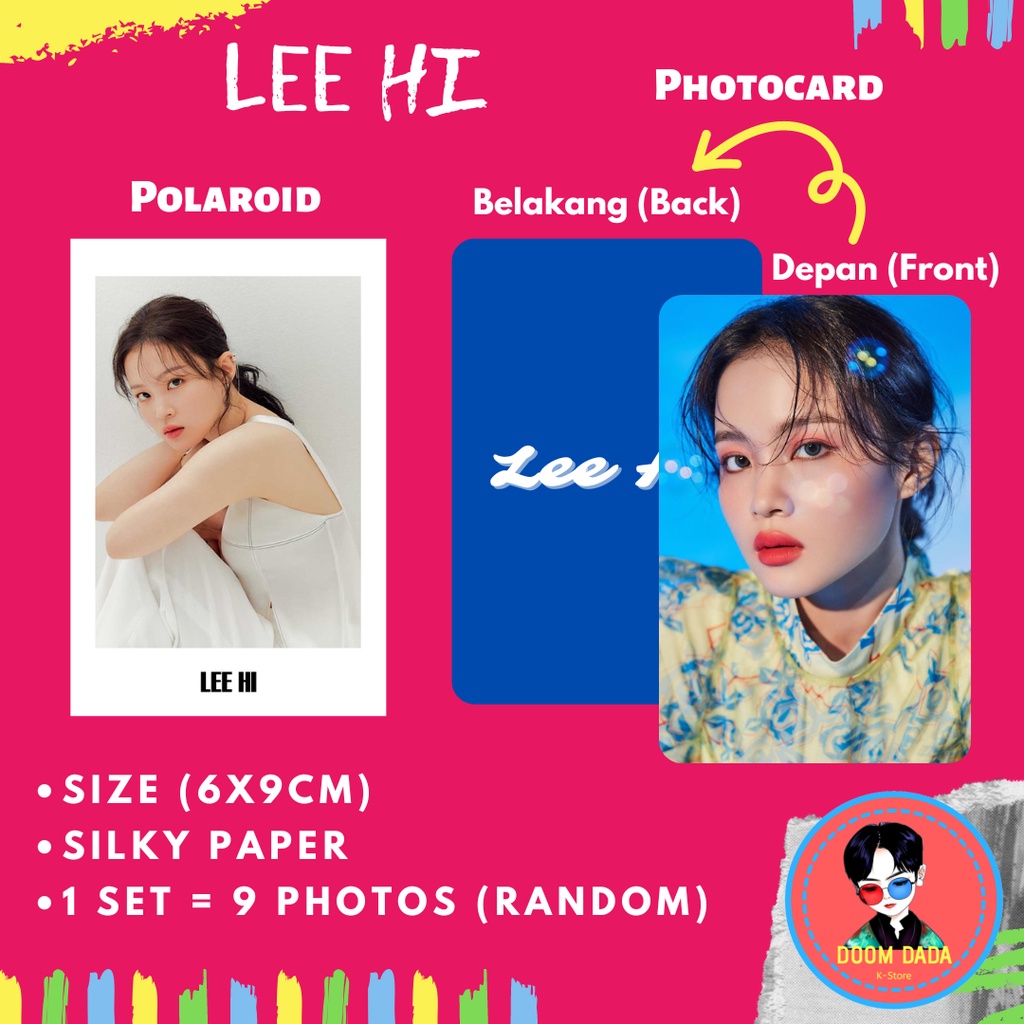 Jual Paket Polaroid Lee Hi / Paket Photocard Lee Hi KPOP | Shopee Indonesia
