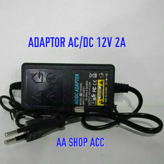 Jual Jual Adaptor 12V 2A Cocok Untuk CCTV / Lampu Led Harga Murah ...