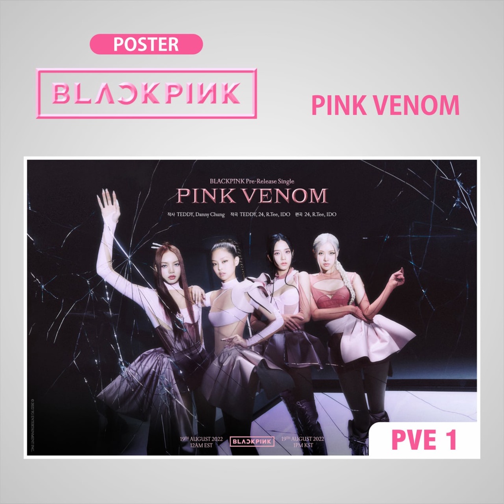 Jual POSTER KPOP BLACKPINK PINK VENOM | Shopee Indonesia