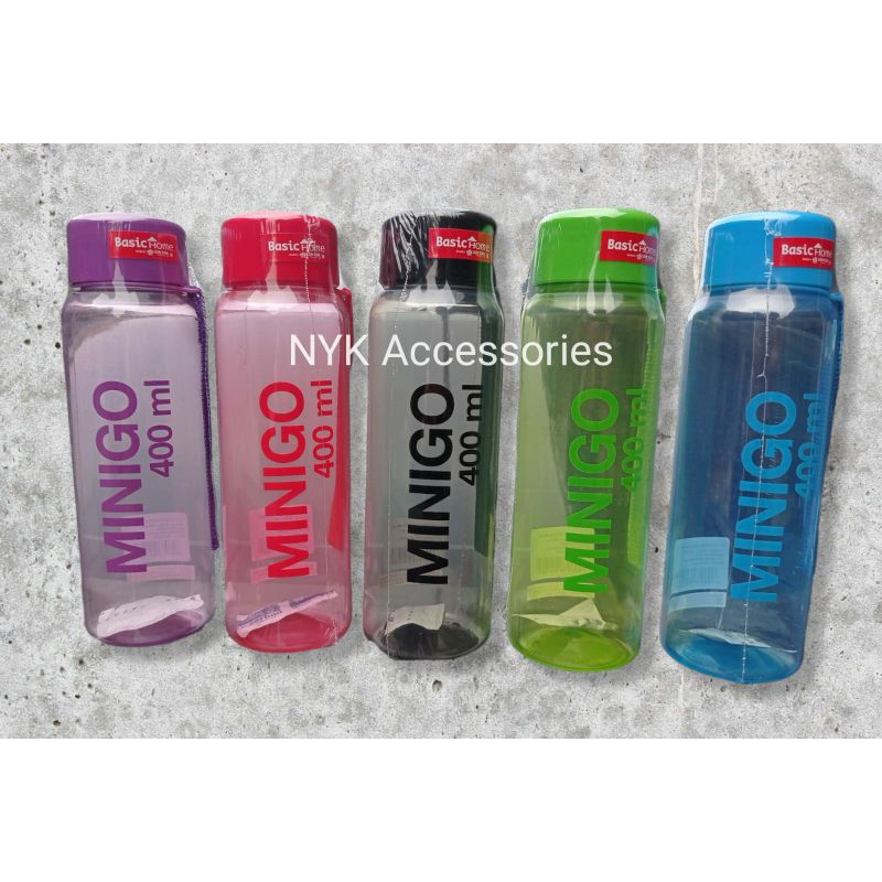 Jual NYK TERMURAH !!!! FREE BUBBLE WRAP/DUS Botol minum MINIGO 400 ml ...