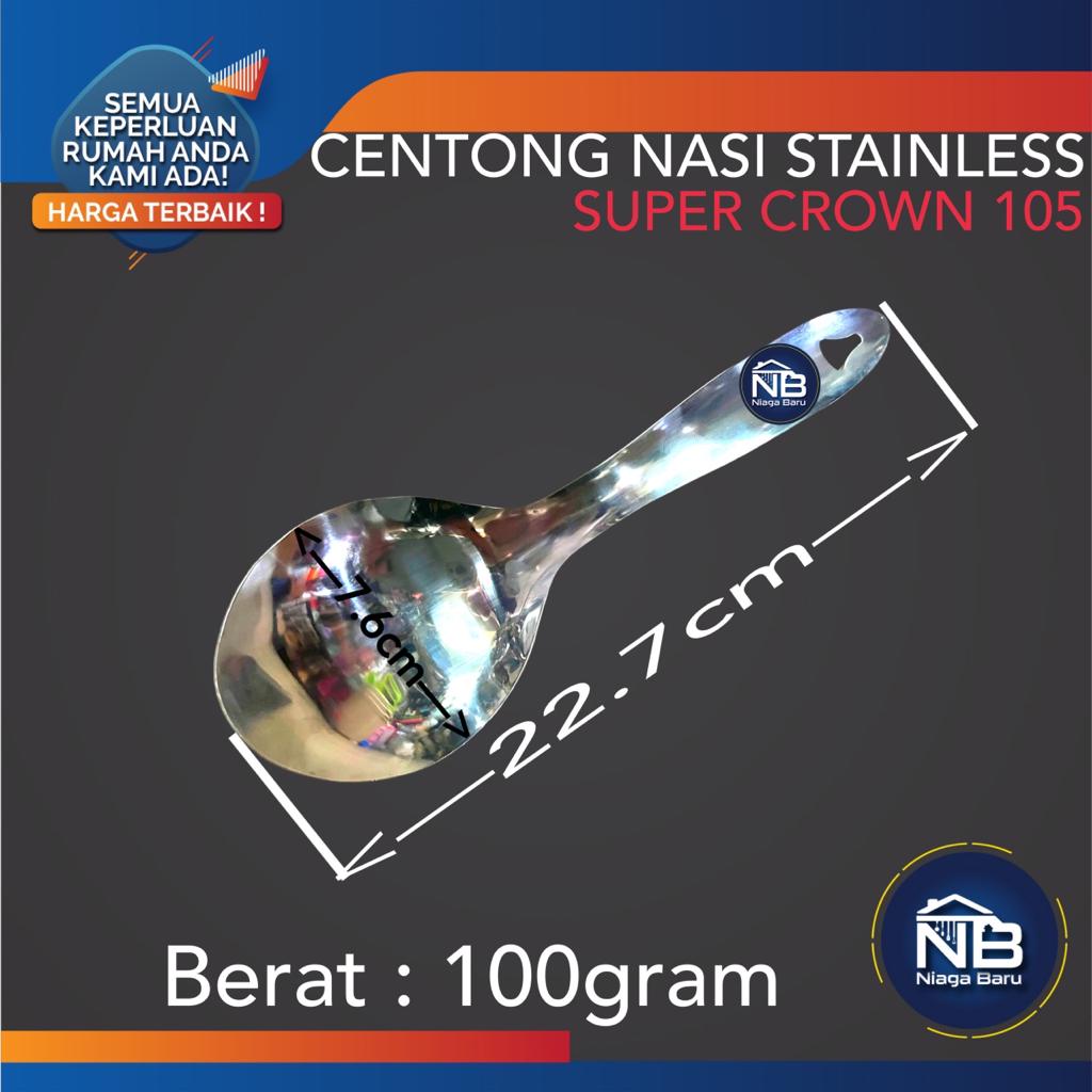 Jual Centong Nasi Centong Sayur Centong Lauk Stainless Steel 24 Cm ...