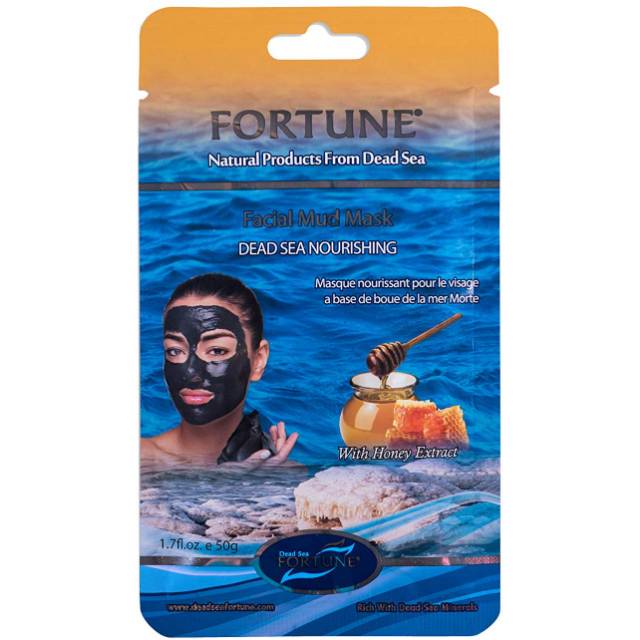 Jual FORTUNE Facial Mud Mask Dead Sea NOURISHING with Honey Ext.- Bag ...