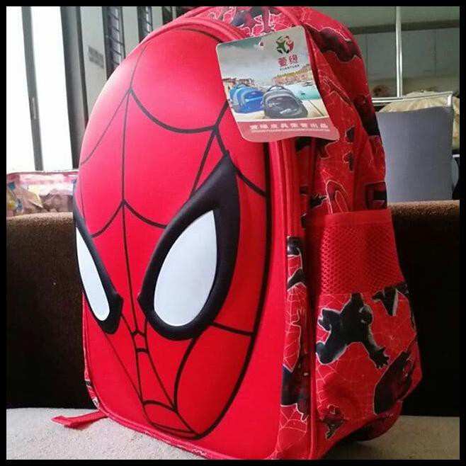 Jual Ransel Anak Tk /Backpack Spiderman Red - Capt America Tk Jneny789 ...