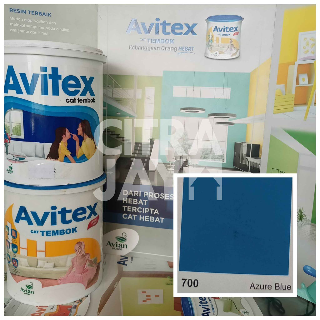Jual Cat tembok avitex 1kg cat campuran air cat plafon triplek 700 ...
