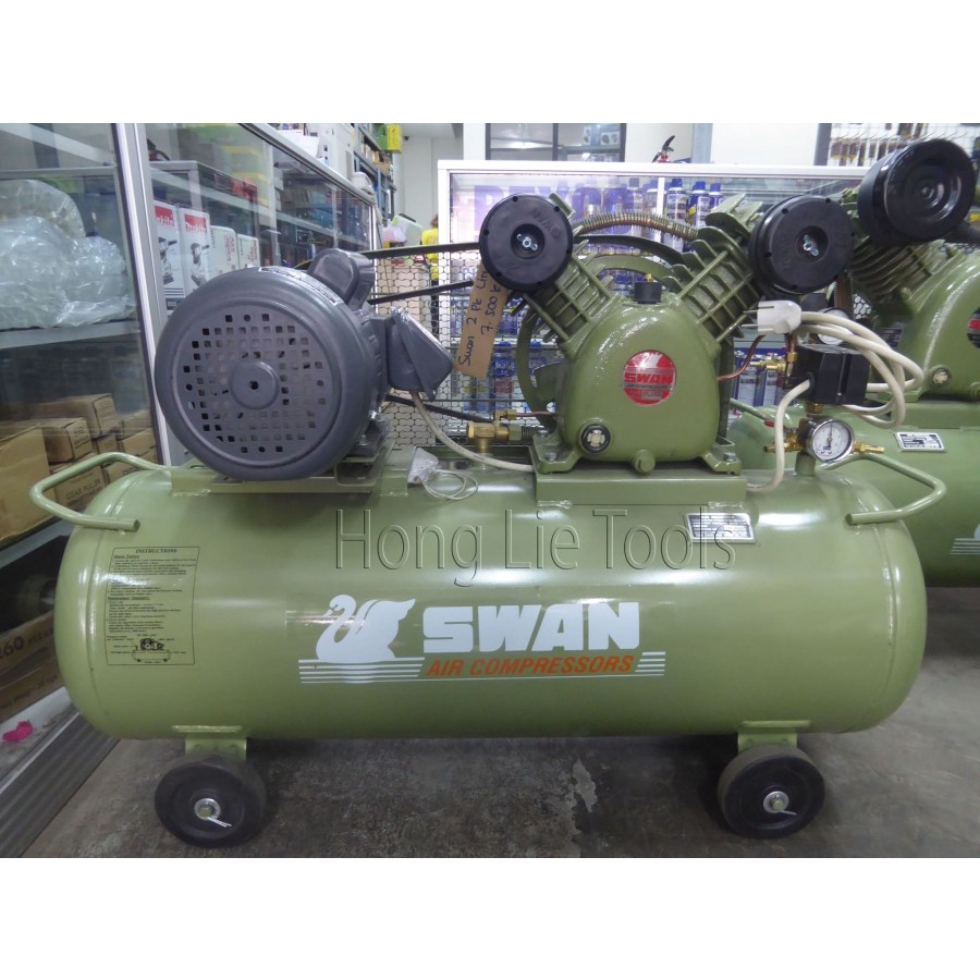 Jual Swan Compressor Kompresor 2 HP / PK + Motor Taiwan 1Phase 220v ...