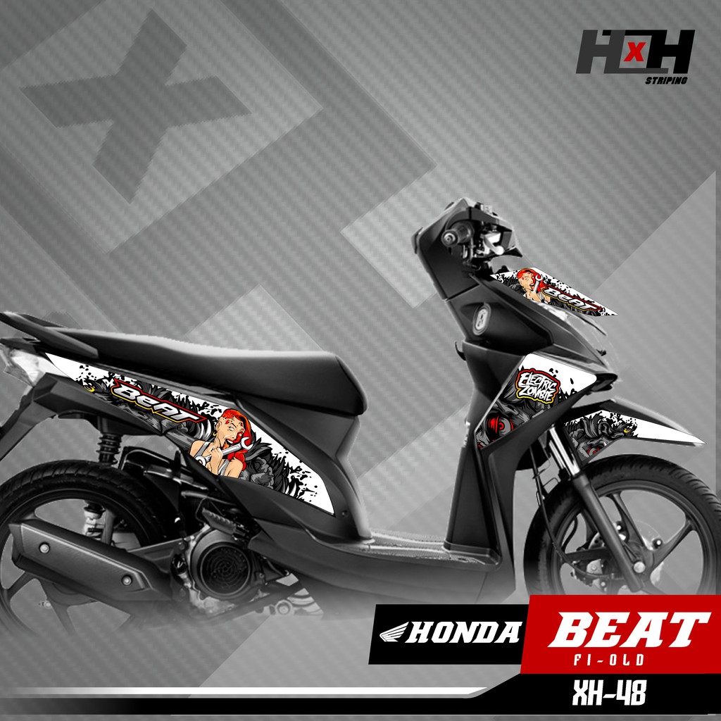 Jual Stiker Striping Honda Beat FI Old Tahun 2012 2013 2014 2015 2016 ...