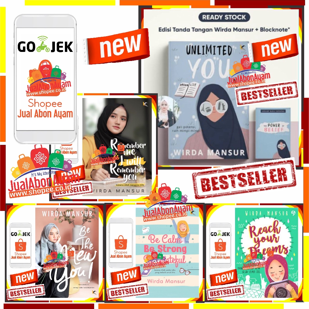 Jual lengkap BUKU WIRDA MANSUR ORIGINAL THE BE NEW YOU REACH YOUR DREAM V | Shopee Indonesia